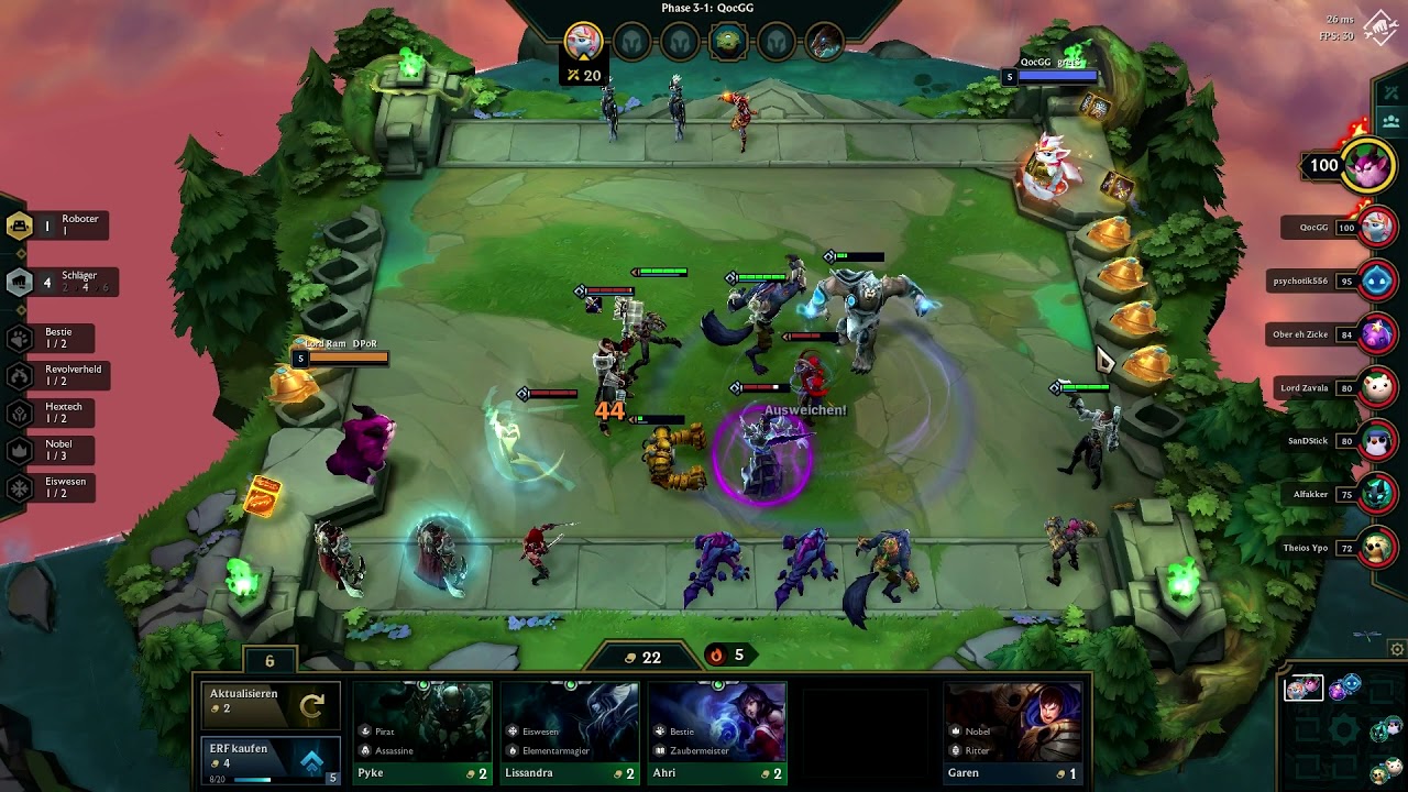 LoL Auto Chess | TFT - Teamfight Tactics #044 Full League of Legends ...