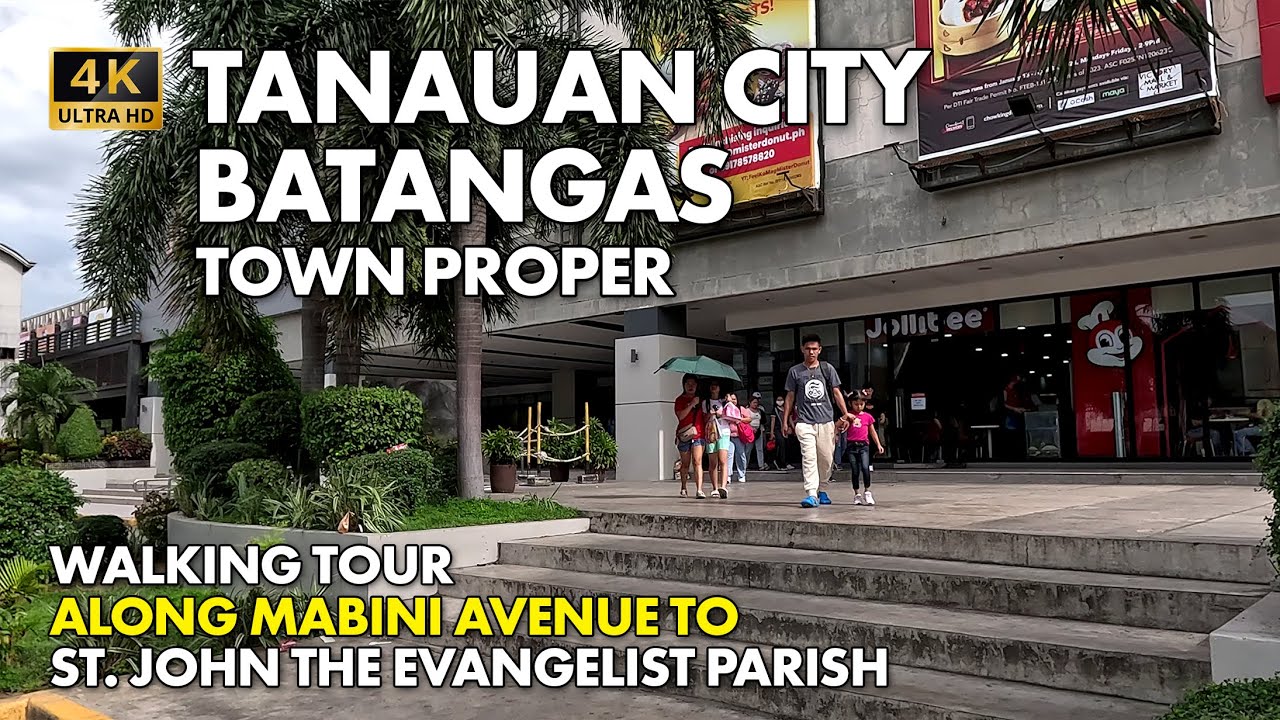 TANAUAN CITY TOWN PROPER, Batangas Philippines Walking Tour - YouTube
