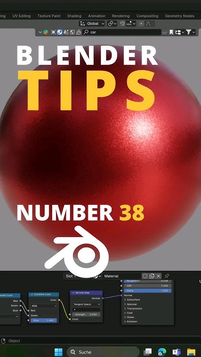 Blender Tip 38 Car Shader ️ #blender #blendertutorial #blender3d - YouTube