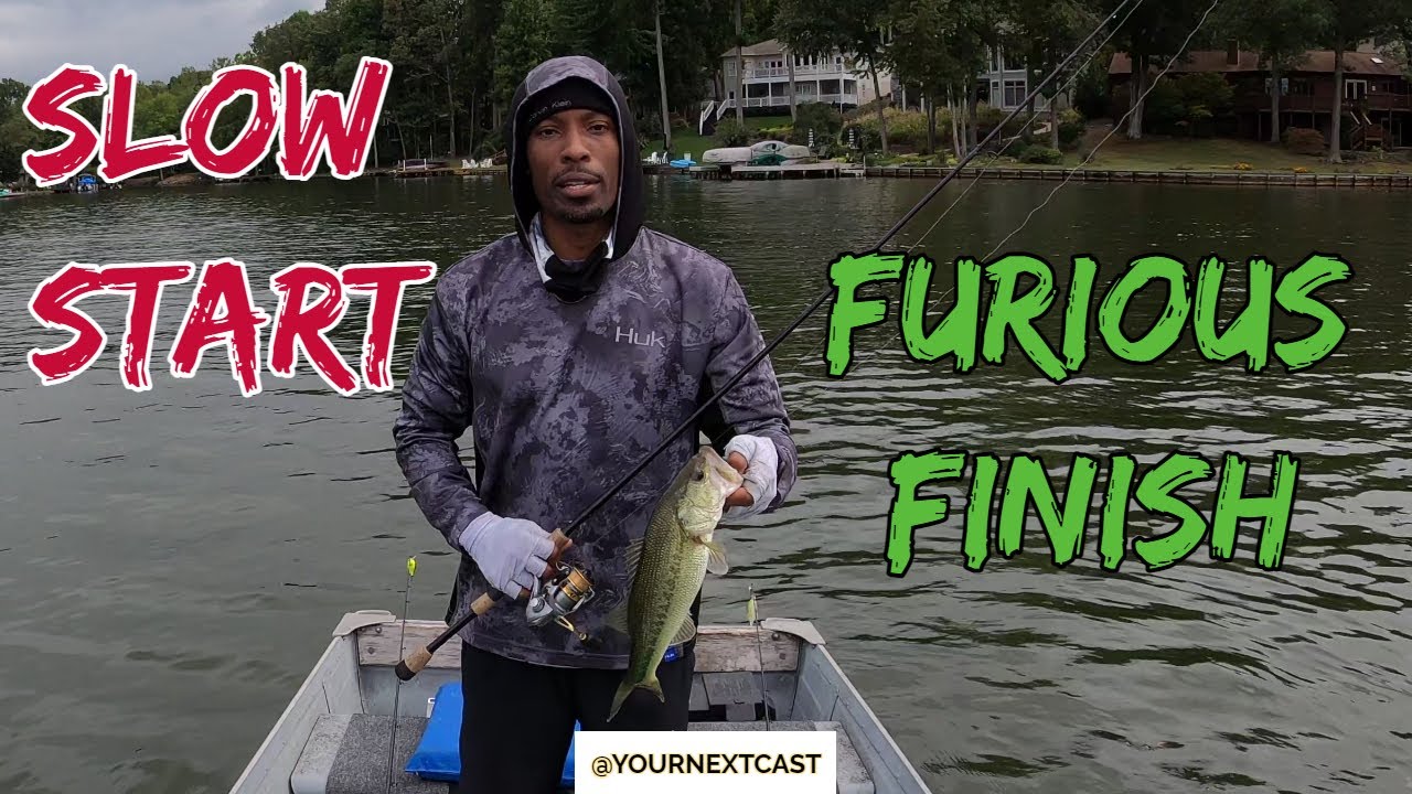 Bass Fishing - Slow Start...Furious Finish - YouTube