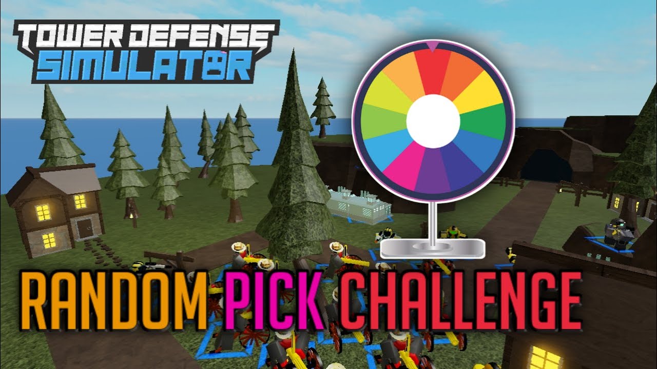 Random Pick Challenge | Tower Defense Simulator | ROBLOX - YouTube
