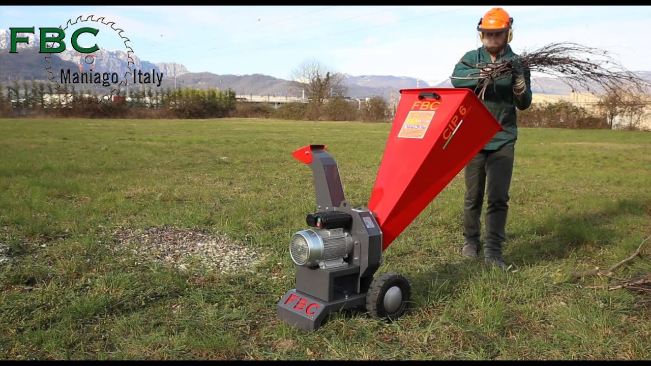 Cippatrice F B C modello CIP.6.EL - YouTube
