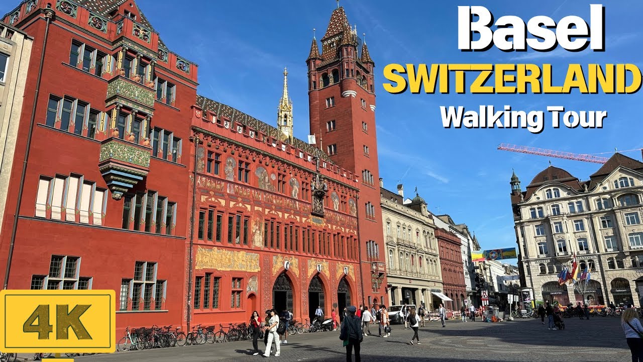 Amazing Basel, Switzerland 🇨🇭 Walking Tour | Most Beautiful City in ...
