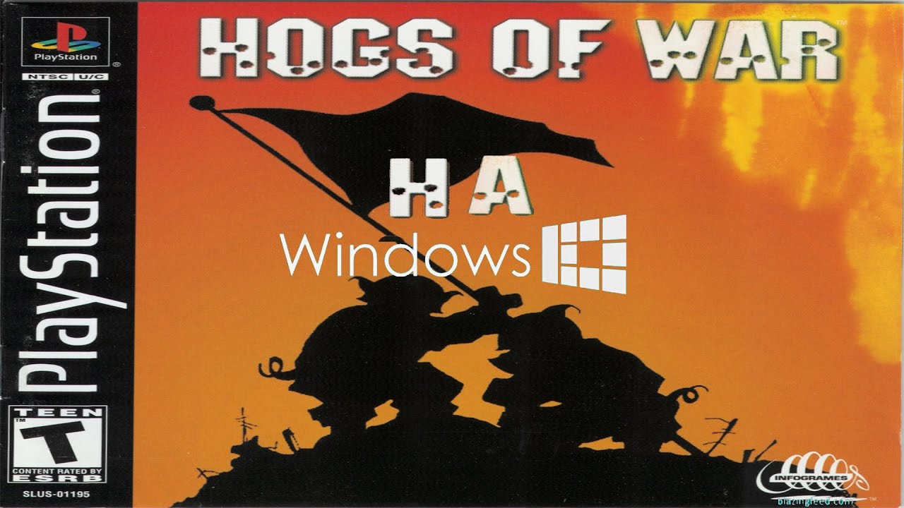 Hogs of War - Play Station на PC - YouTube