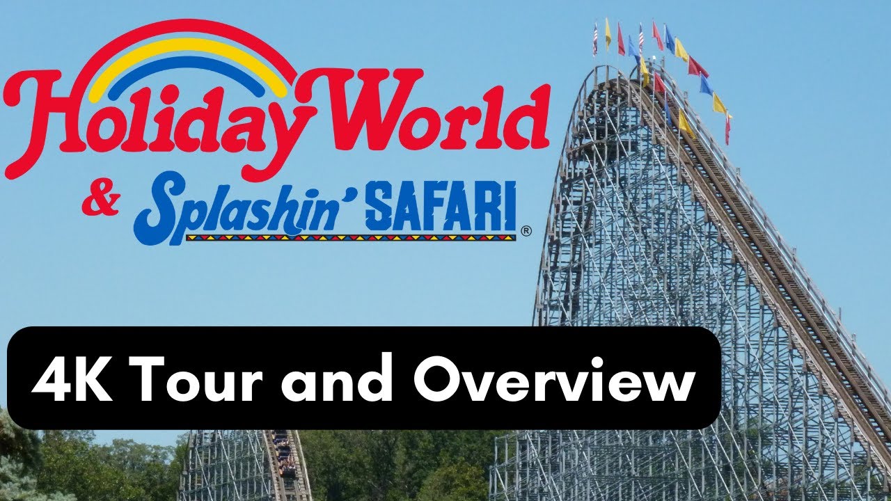 Holiday World & Splashin Safari 4K Tour and Overview | Santa Claus ...