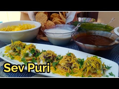 Sev Puri Recipe Papdi Chat Recipe Very tasty Sev Puri Recipe Easy Way ...