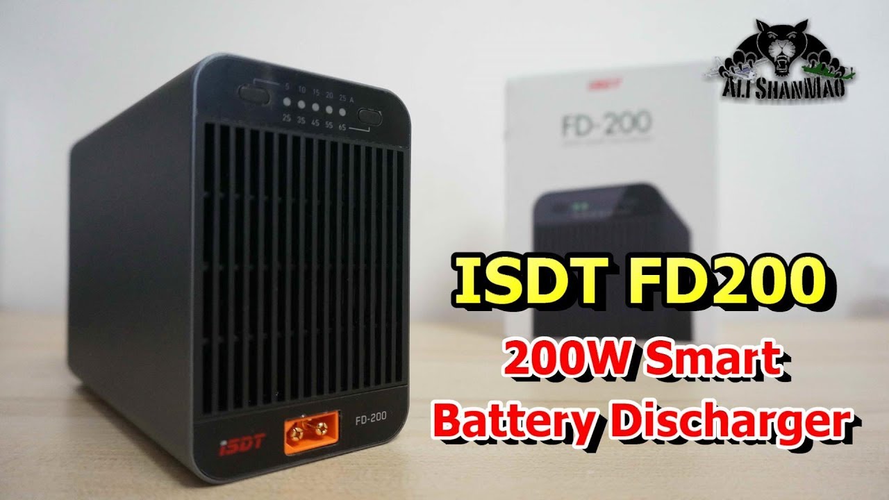 ISDT FD200 200 Watts RC Lipo Battery Discharger review - YouTube