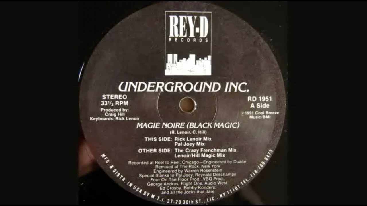 Underground Inc. - Magie Noire (The Crazy Frenchman Mix) - YouTube