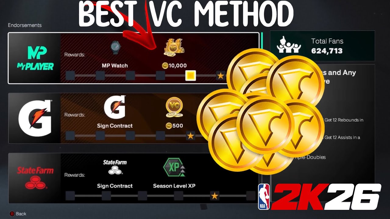 THE *NEW* BEST VC METHOD AFTER PATCH 1.2 IN SEASON 1 OF NBA 2K26! HOW ...