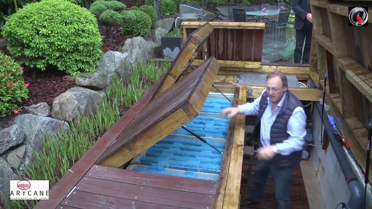 Un bassin a koi zen moderne de Artcane - YouTube