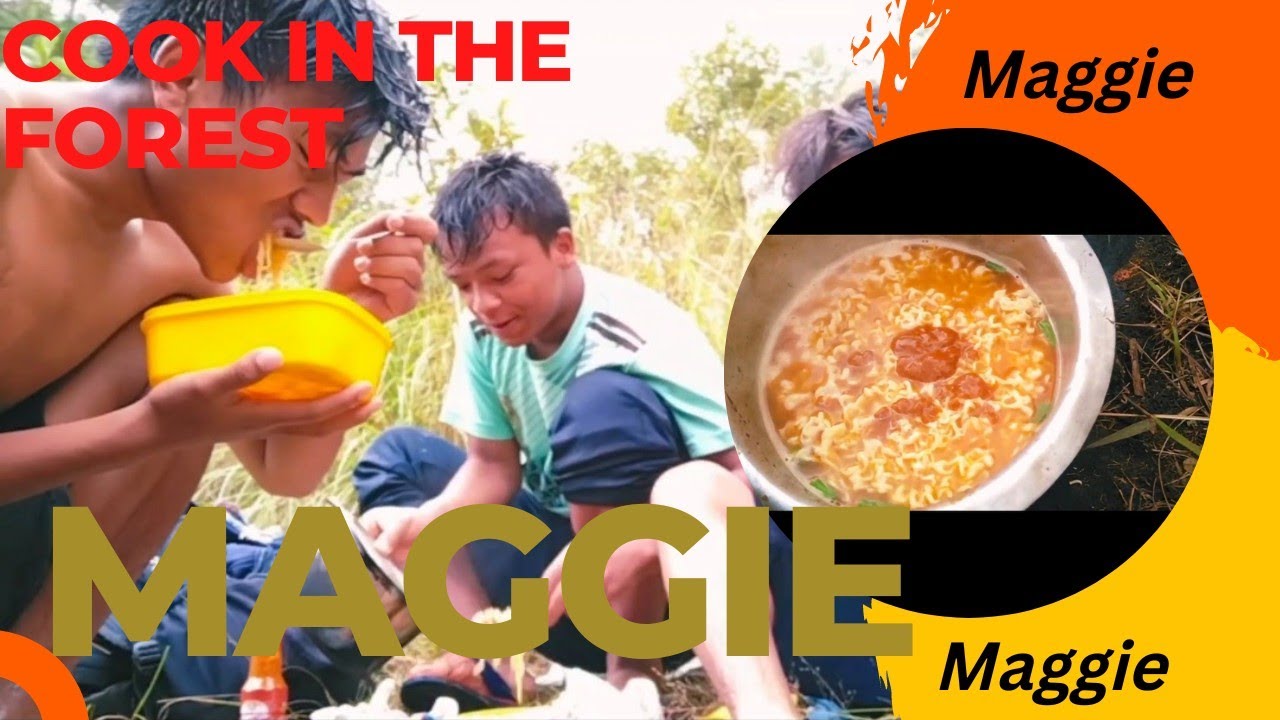 cooking Maggie in the middle of the forest - YouTube