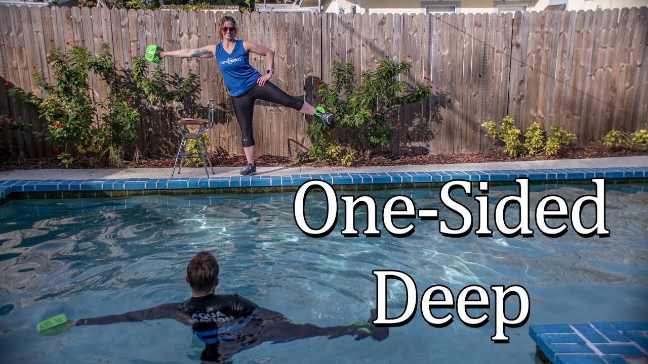 One Sided Deep Water Workout - YouTube