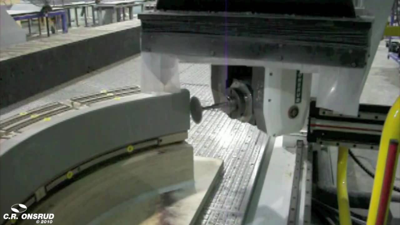 FRP Parts Machined on a C.R. Onsrud CNC Machining Center - YouTube