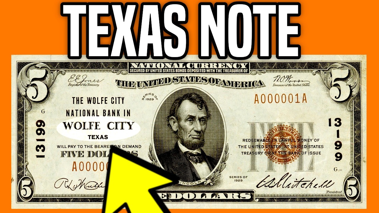 Texas - Banknotes from YOUR Hometown - YouTube