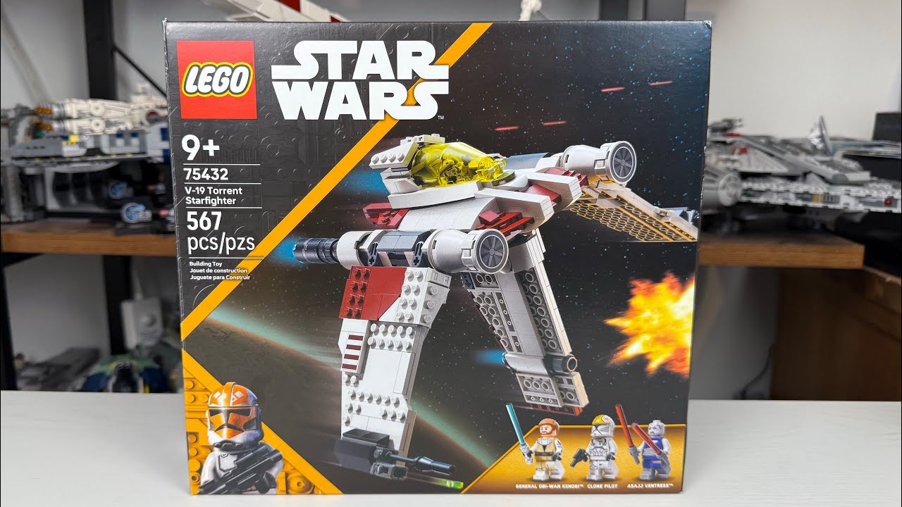 LEGO STAR WARS V-19 TORRENT SET REVIEW (2025) - YouTube