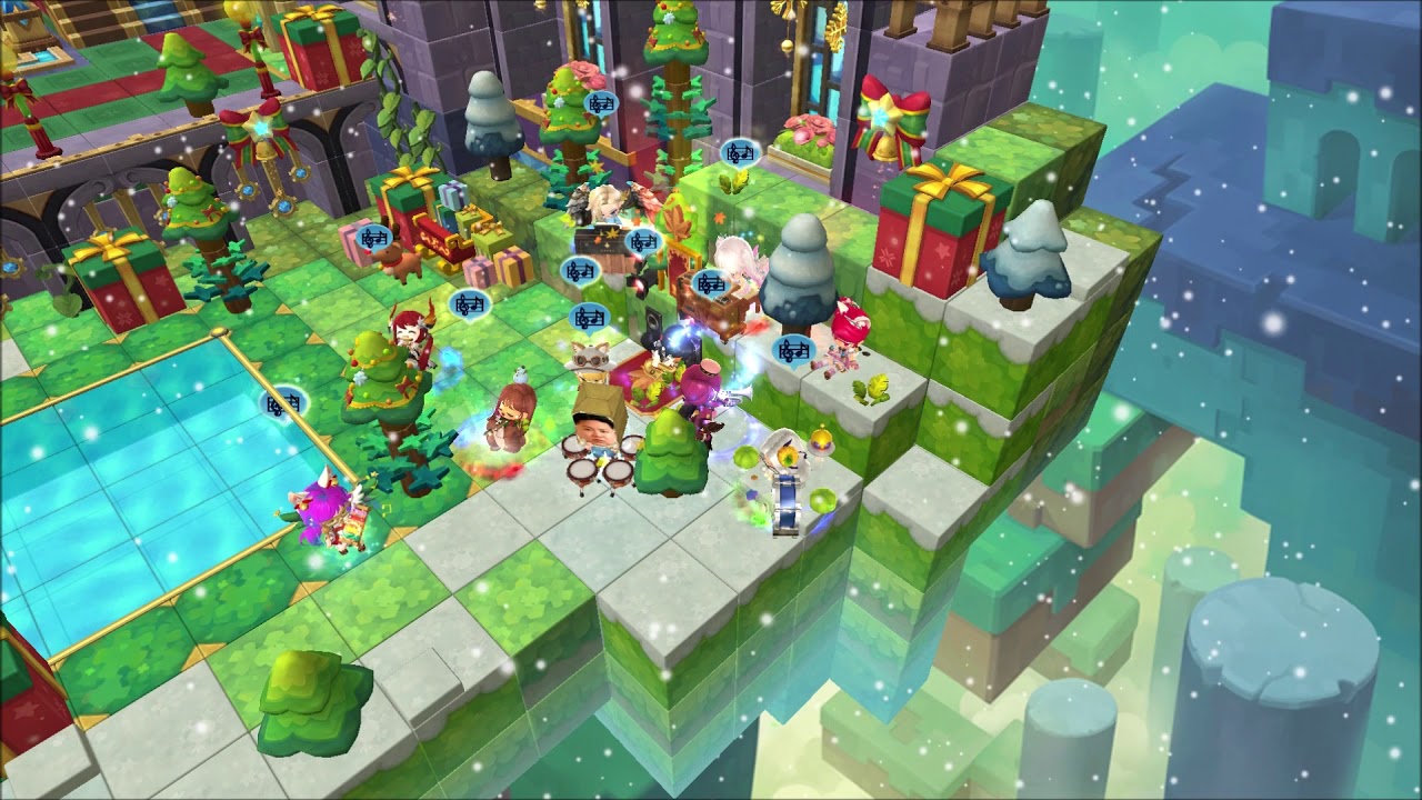 Maplestory 2: Santa Claus Is Coming To Town 10 man ensemble - YouTube