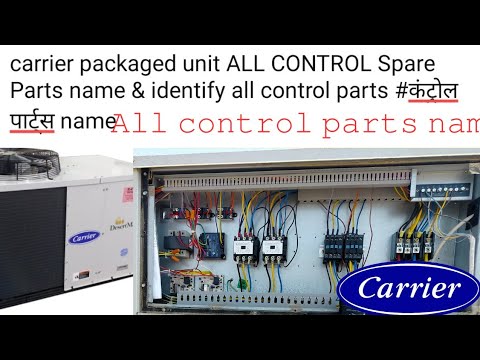 carrier packaged unit ALL CONTROL Spare Parts name & identify all ...