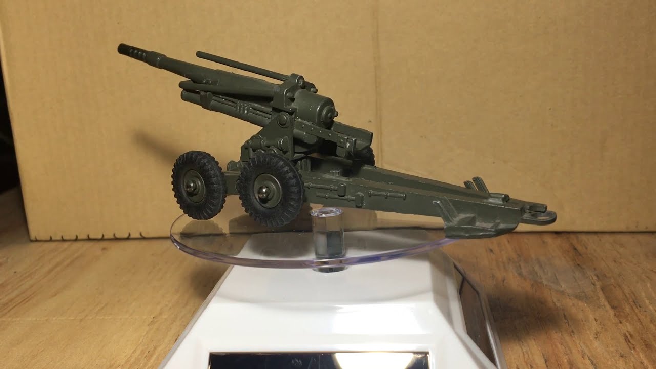DINKY TOYS - HOWITZER 155 mm OBUSIER A.B.S. - YouTube