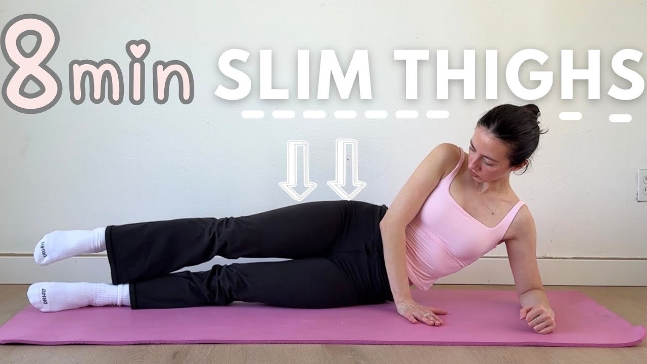 8MIN SLIM LEGS & THIGHS WORKOUT / BURN FAT / BEGINNER FRIENDLY - YouTube