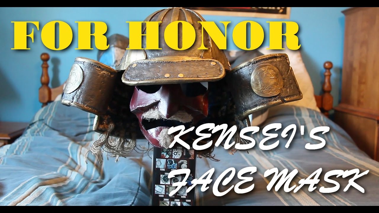 HOW TO: For Honor Costume ( Kensei's Face Mask ) - YouTube