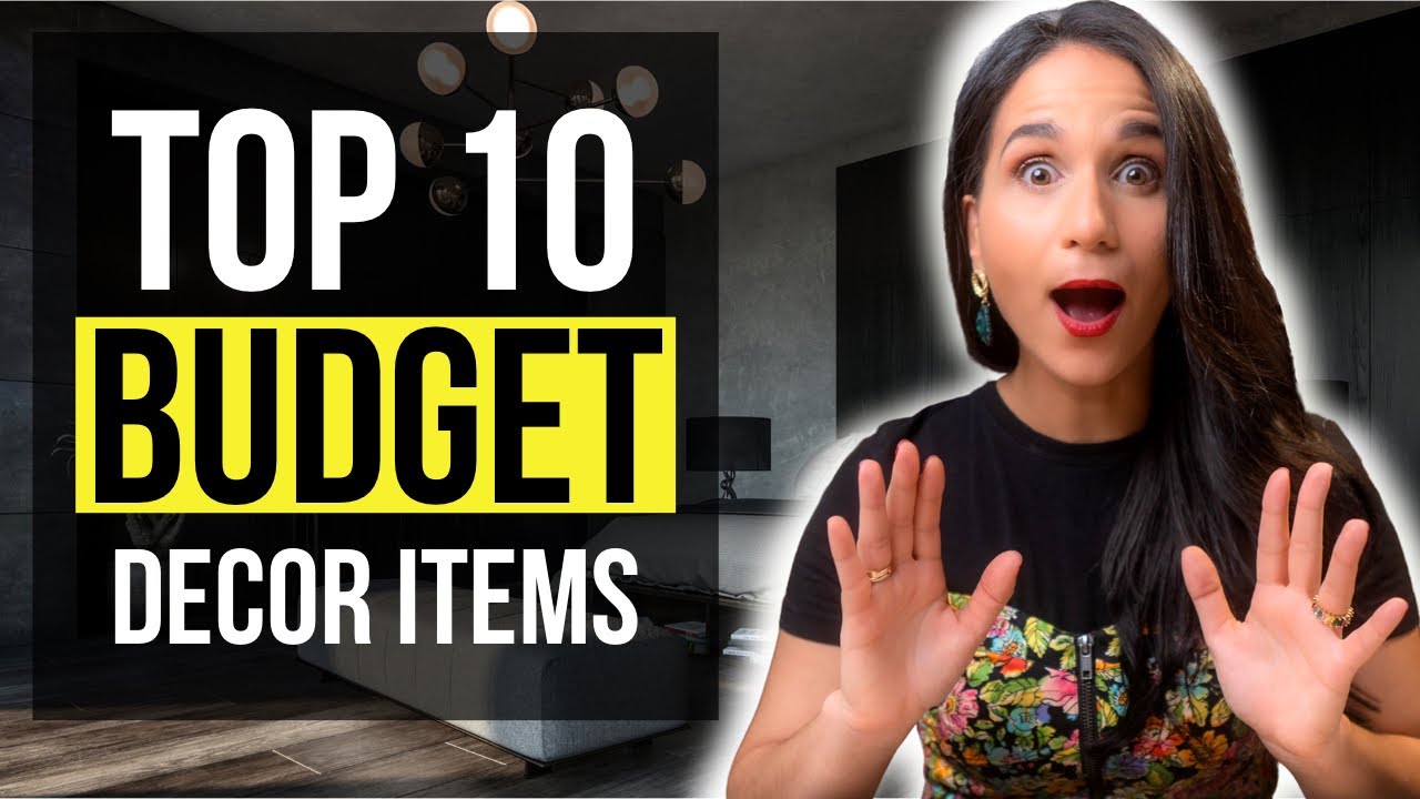 INTERIOR DESIGN TOP 10 BUDGET DECOR Items for your HOME - YouTube