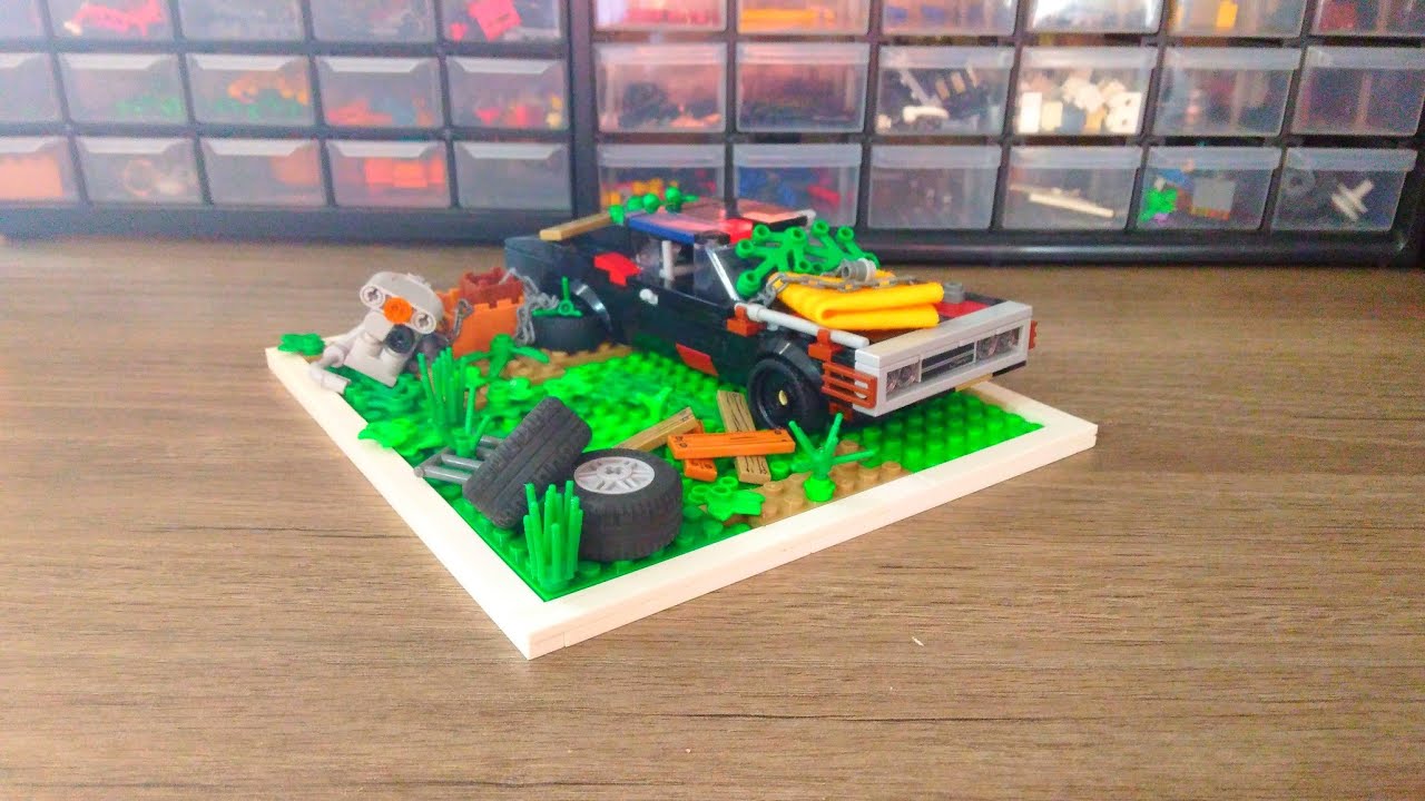 Lego Dodge Charger Barn-Find MOC - YouTube