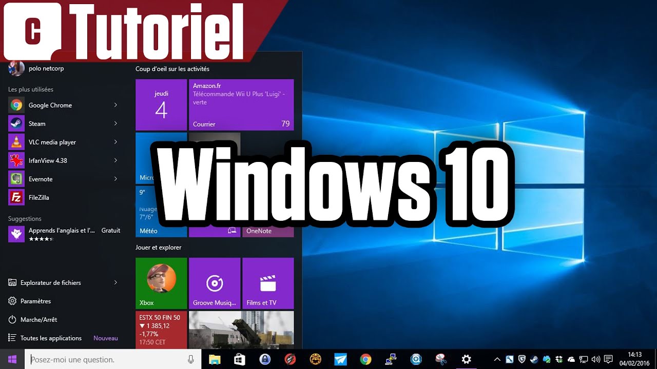 Tuto : installer et activer Windows 10 avec une clef Windows 7 ou 8 - YouTube
