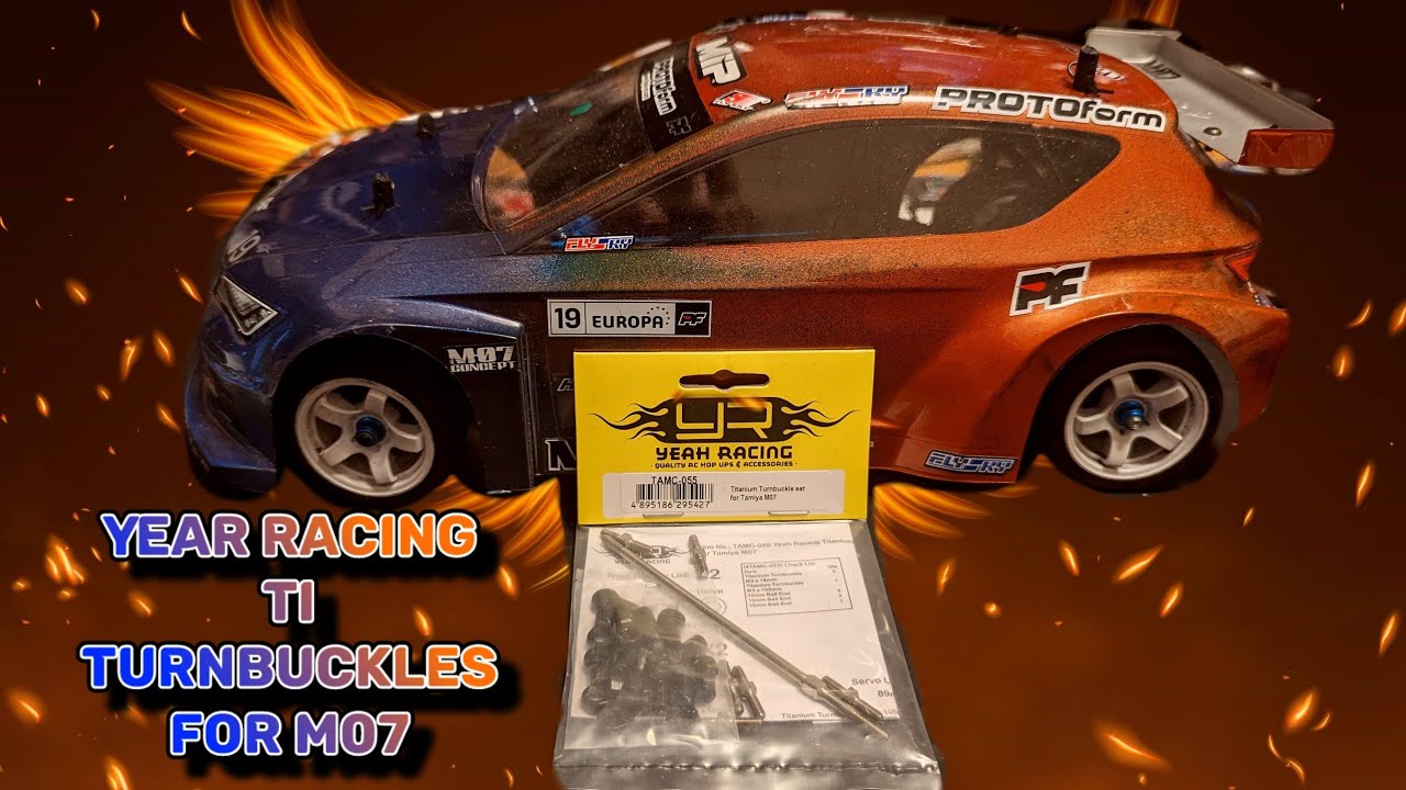 Yeah Racing TAMC-055 Titanium Turnbuckle set for Tamiya M07 - YouTube