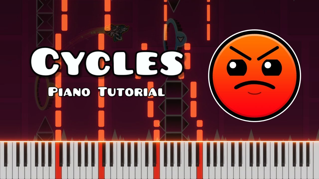 Cycles - DJVI (Geometry Dash) | Piano Tutorial - YouTube