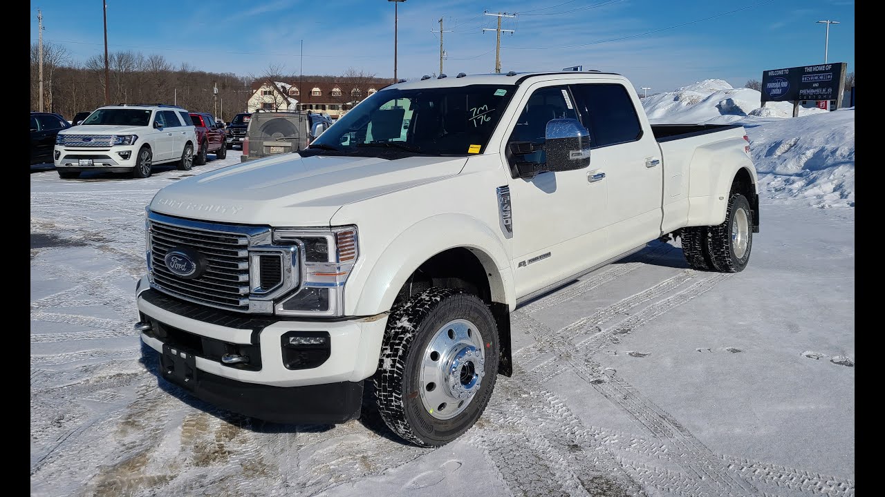 2021 Ford F-450 Super Duty Platinum - YouTube