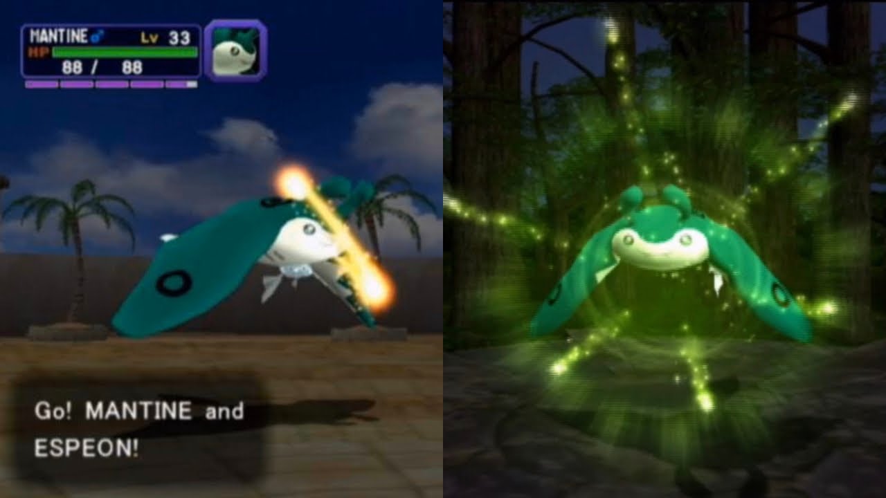 LIVE! Shiny Shadow Mantine on Colosseum after 14,613 SRs!!! (+2D sprite ...