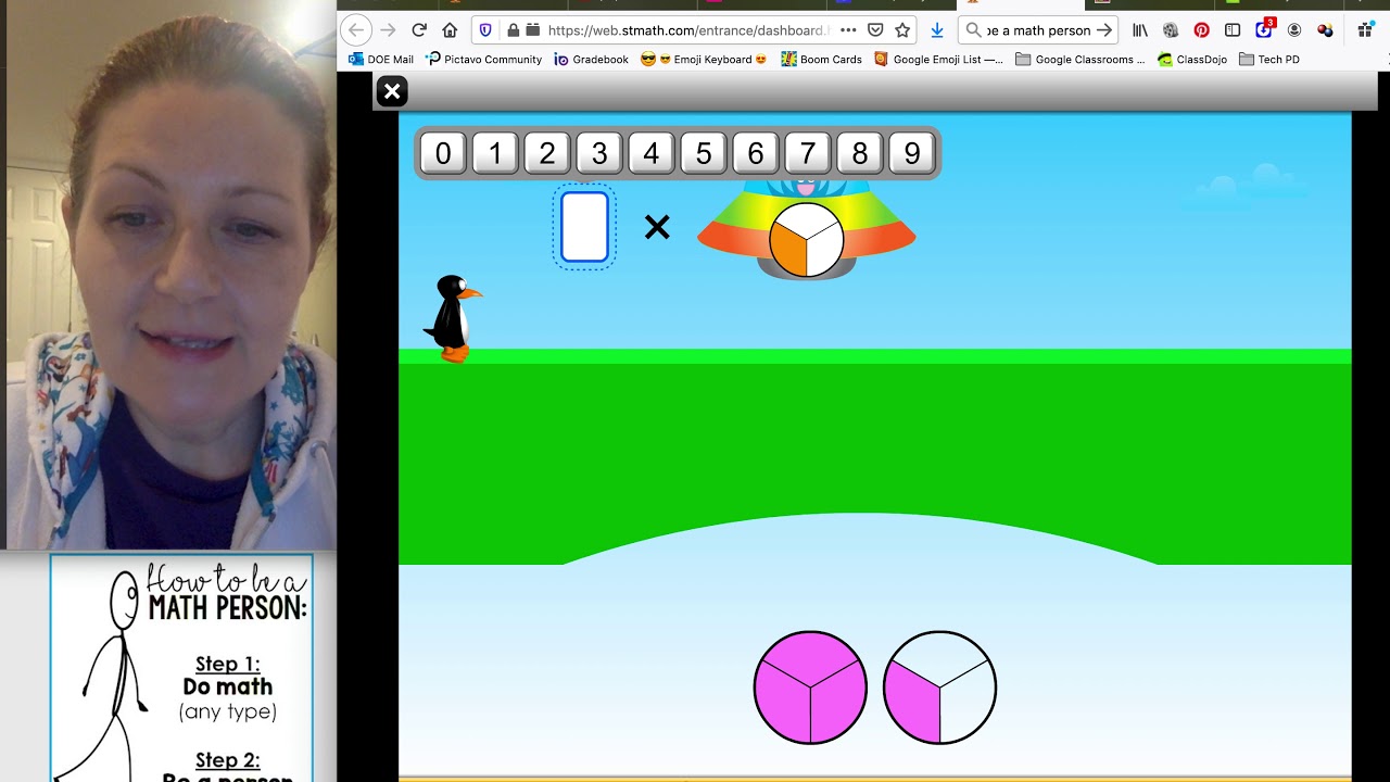 ST Math Fraction Multiplication Level 1 - YouTube