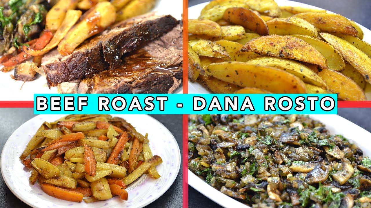 How to Cook Roast Beef at Home 🥩 Sosu ve Sebzeleriyle 🥕🥔 Yumuşacık Dana ...