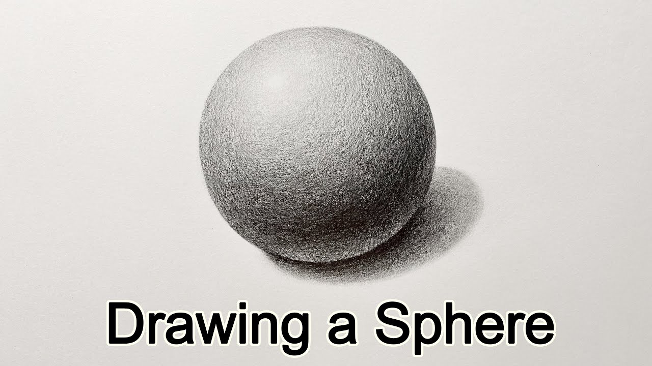 [ How to draw a sphere ] 구 그리기, 소묘, 드로잉, sphere, circle - YouTube