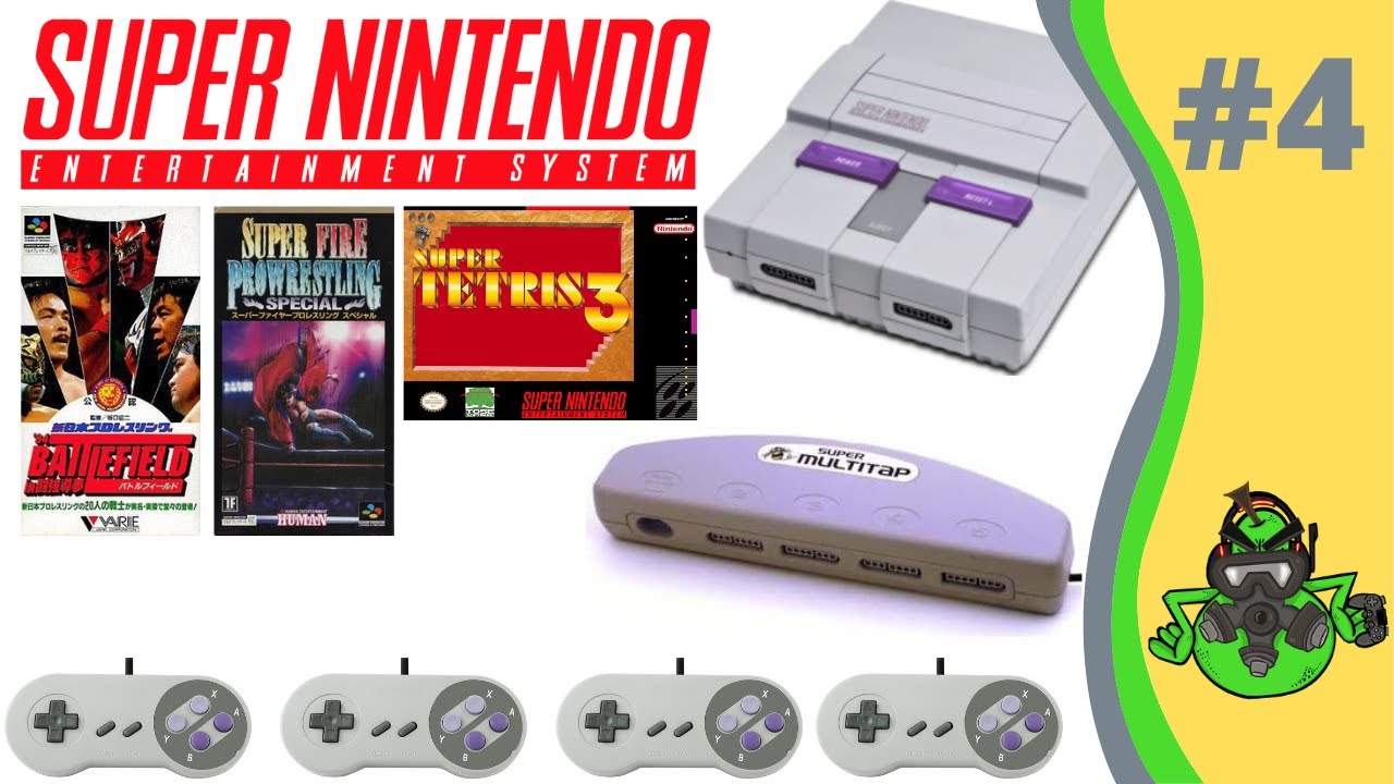 Super Nintendo Multitap 4 Players Pack #4 - YouTube