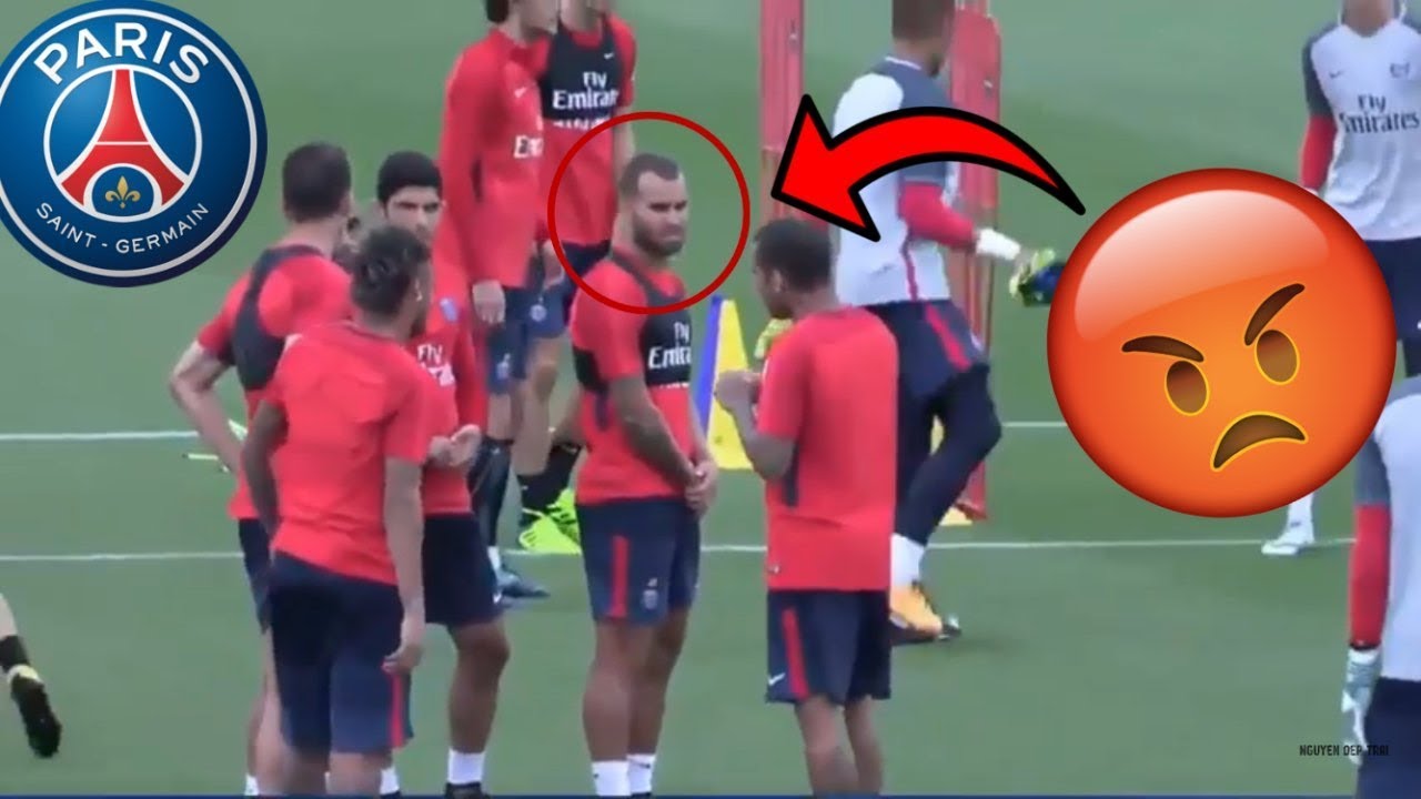 Neymar makes PSG players mad in his first PSG training session ...