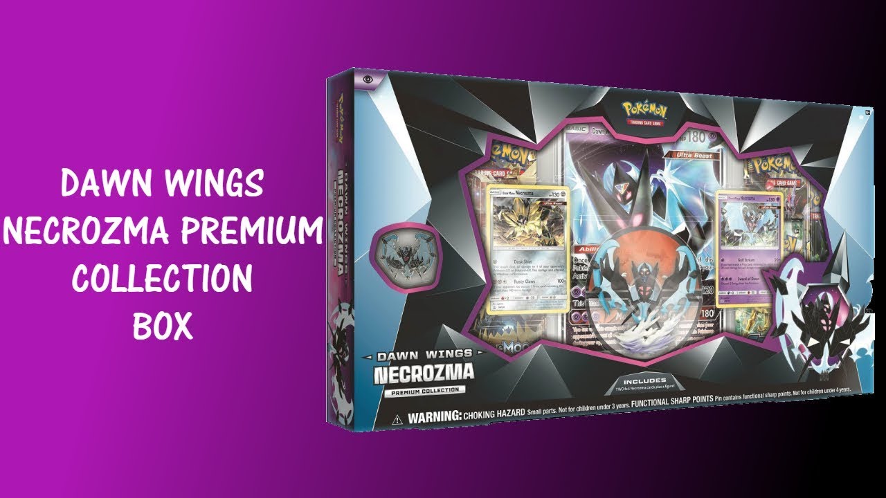 GREAT PULLS!!!! Dawn Wings Necrozma Premium Collection Box Opening ...