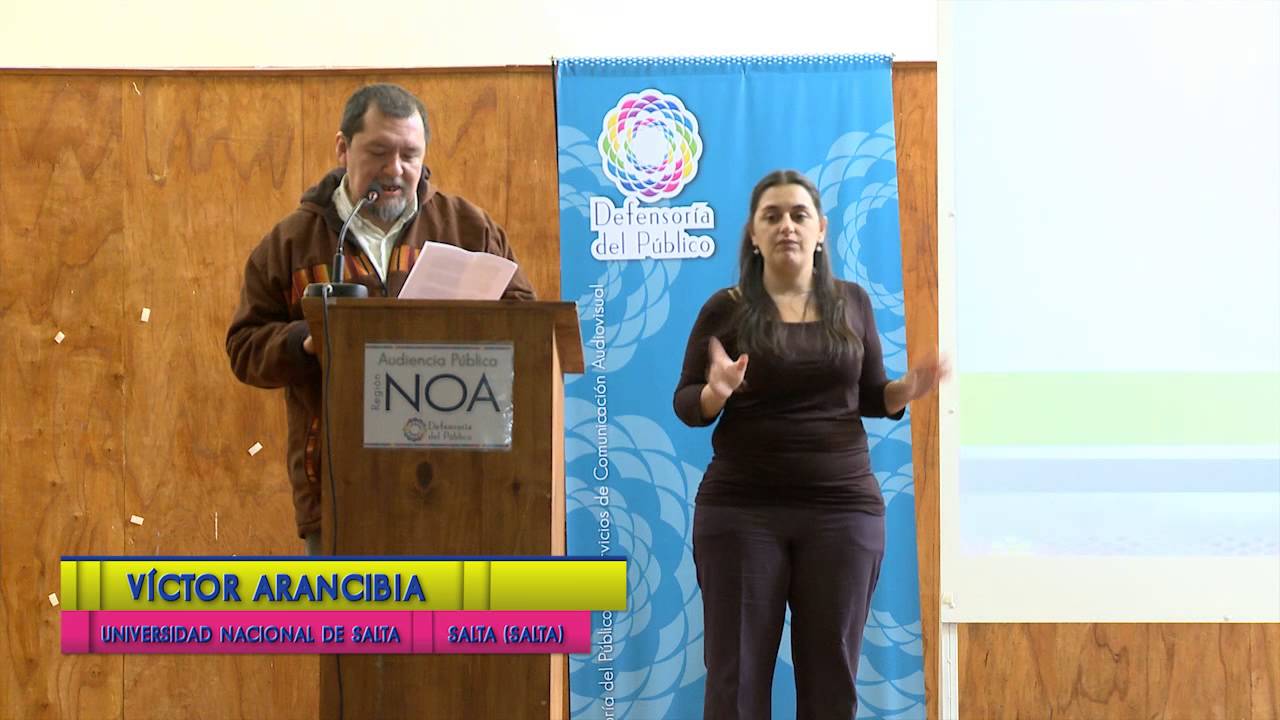 Víctor Arancibia-Universidad Nacional de Salta - YouTube