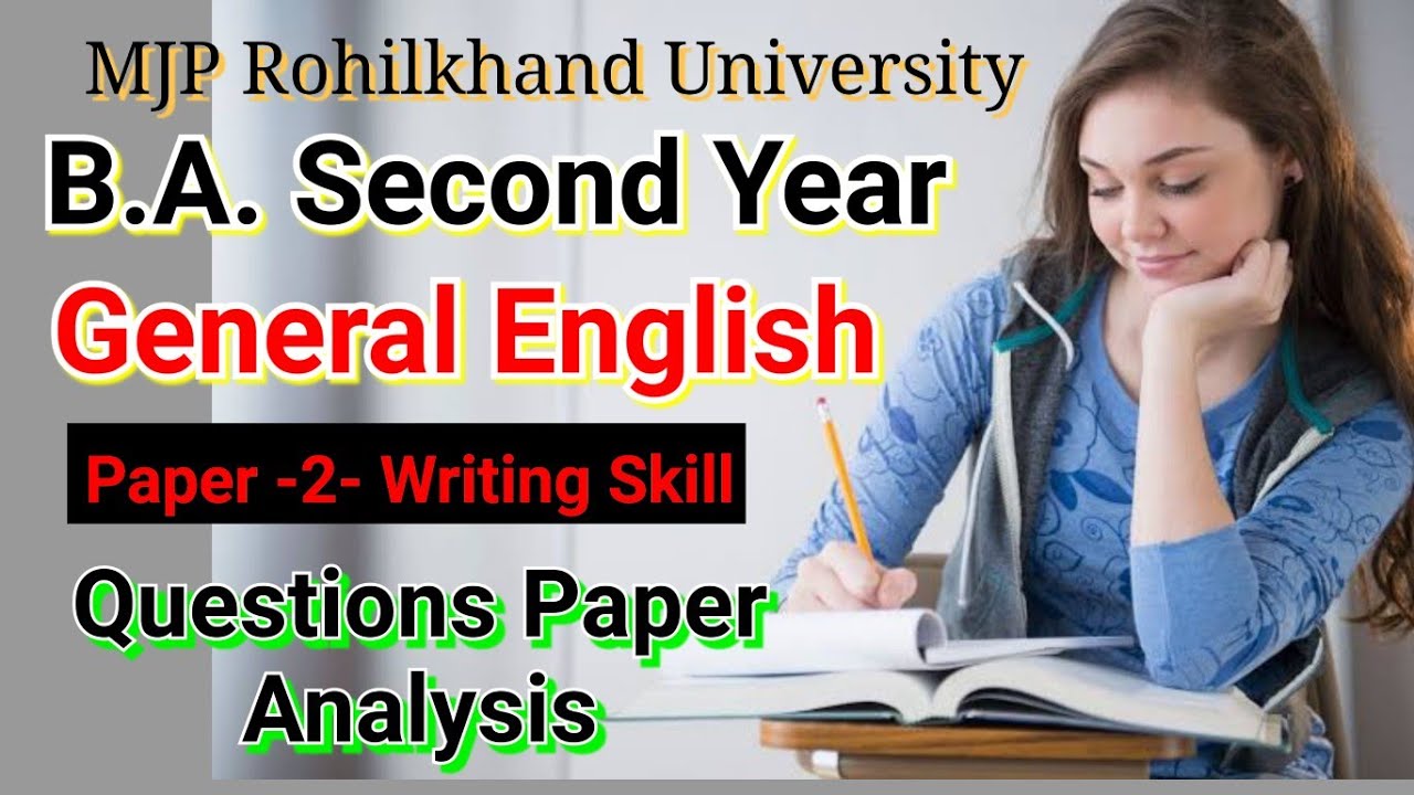 B.A. Second Year General English Paper 2 || Questions Paper Analysis ...