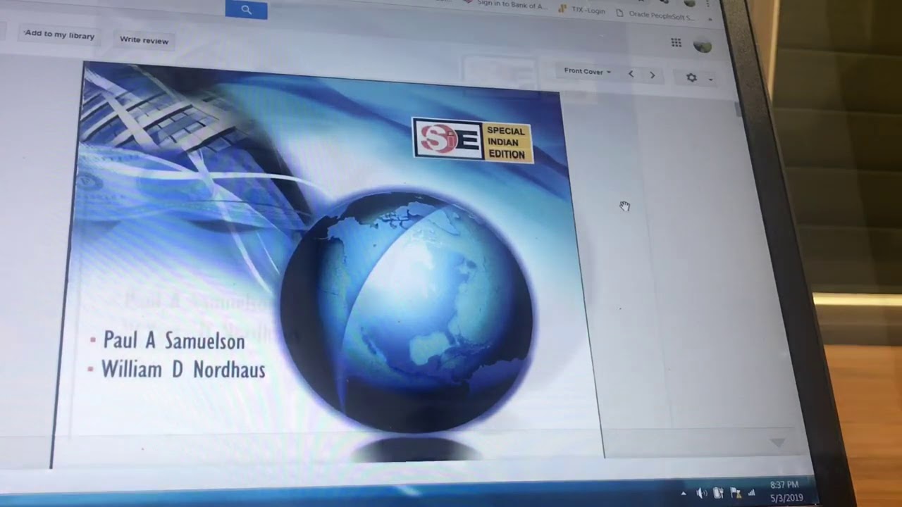Economics by Paul A Samuelson, William D Nordhaus - YouTube