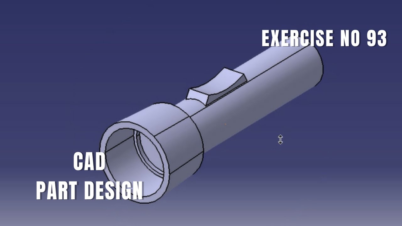 CAD Design Exercise 93 | Catia v5 tutorial exercise I Part Design | CATIA Design | Solidworks ...