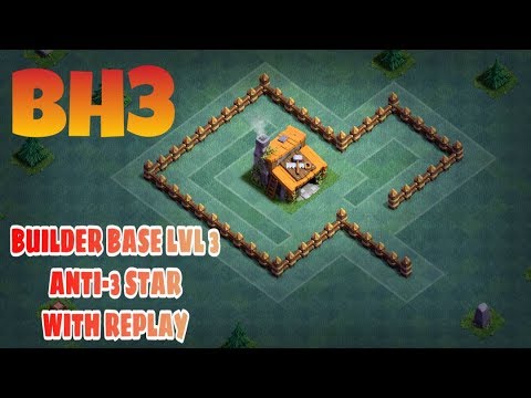 Builder Base level 3|Anti-3 star Builder base|New BH3 base|Builder Hall ...