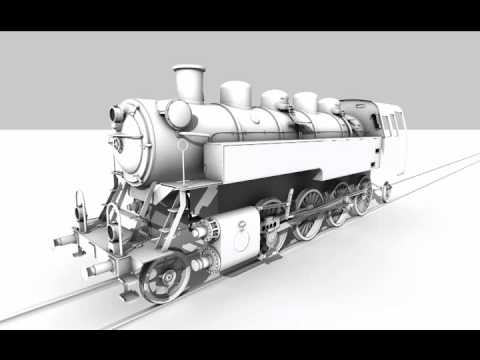 Locomotive Cinema 4D - YouTube