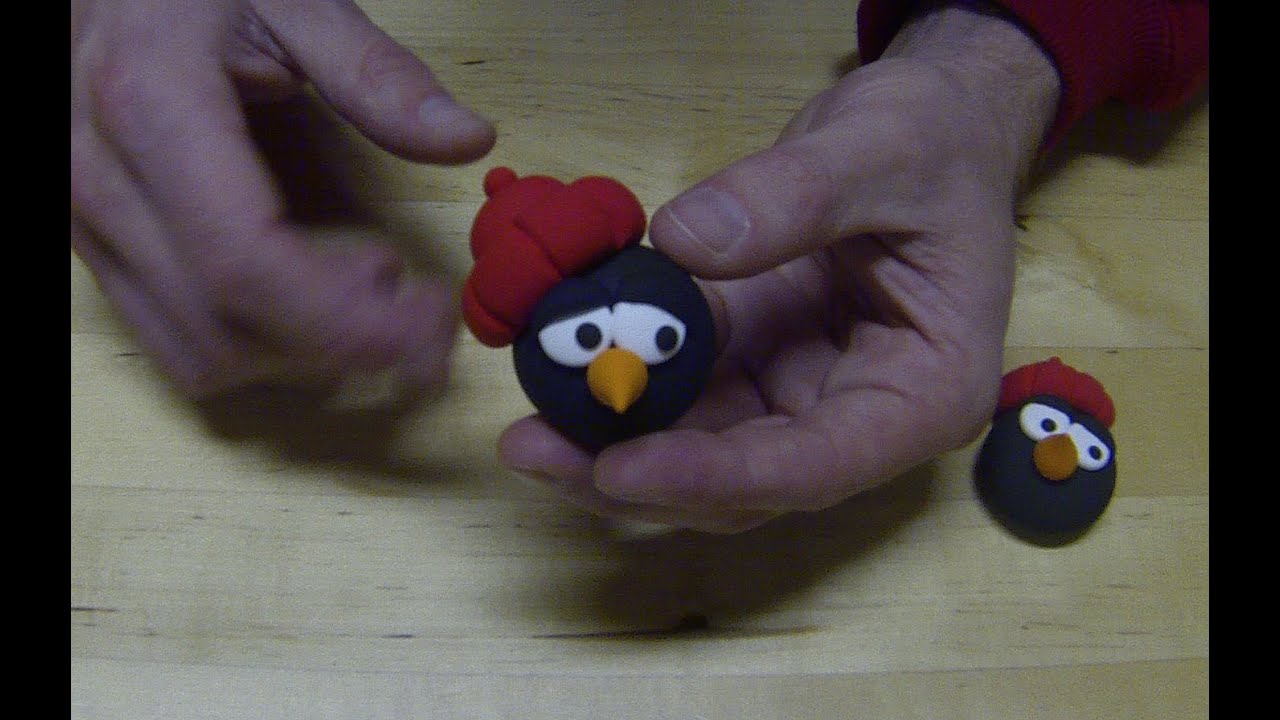 Jumping Clay Tutorial - Penguin Magnet - YouTube