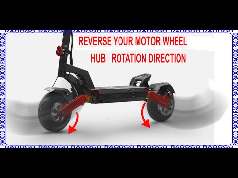 How to Reverse Change Brushless Motor Wheel Hub Rotation Direction ...