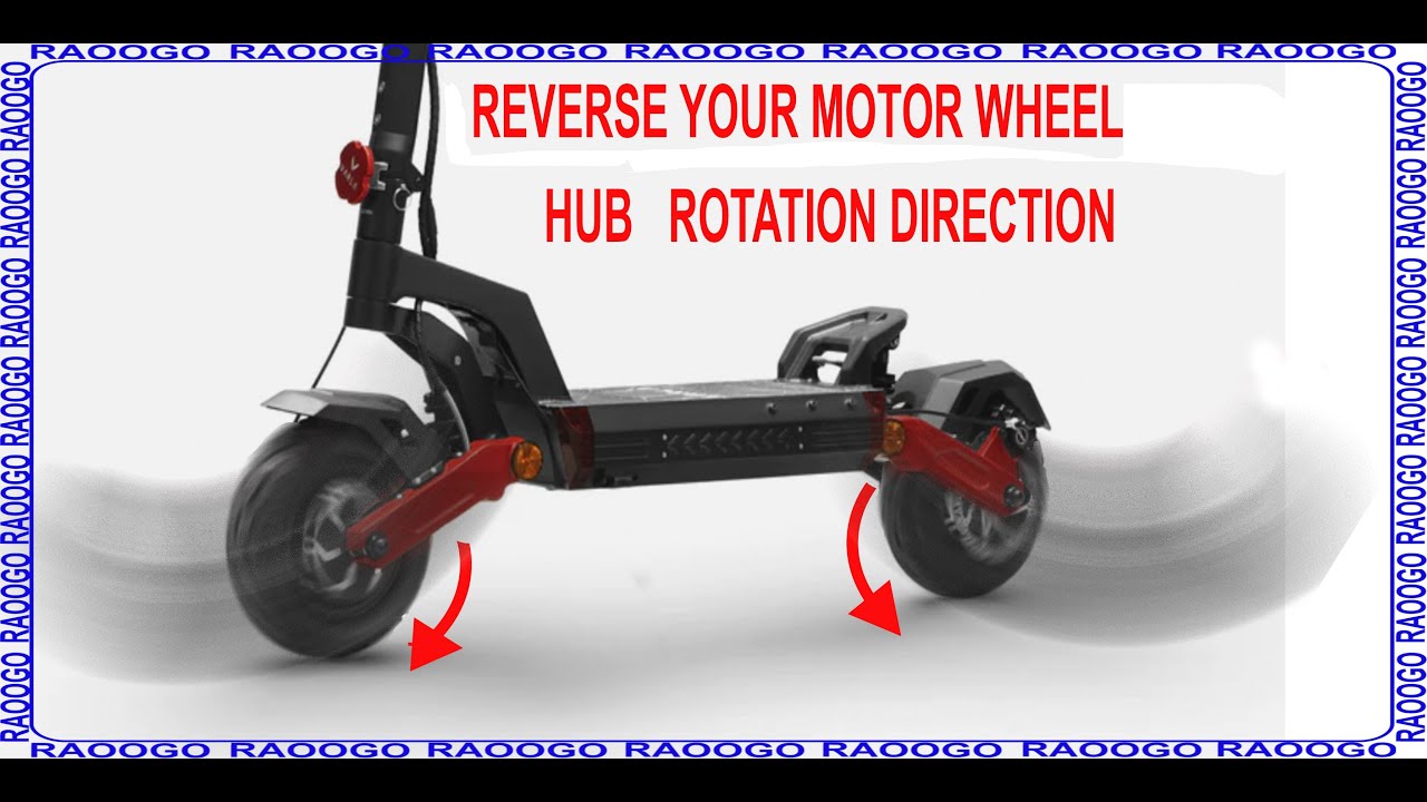 How to Reverse Change Brushless Motor Wheel Hub Rotation Direction ...