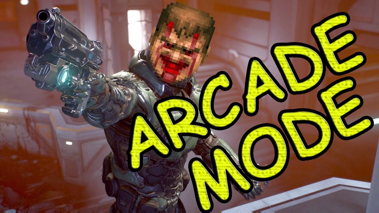 DOOM ARCADE MODE THE UAC GOLD 1080P 60 FPS HURT ME PLENTY - YouTube