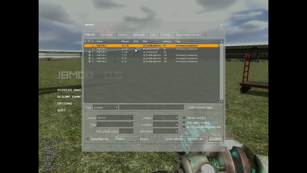 jbmod multiplayer #1 - YouTube