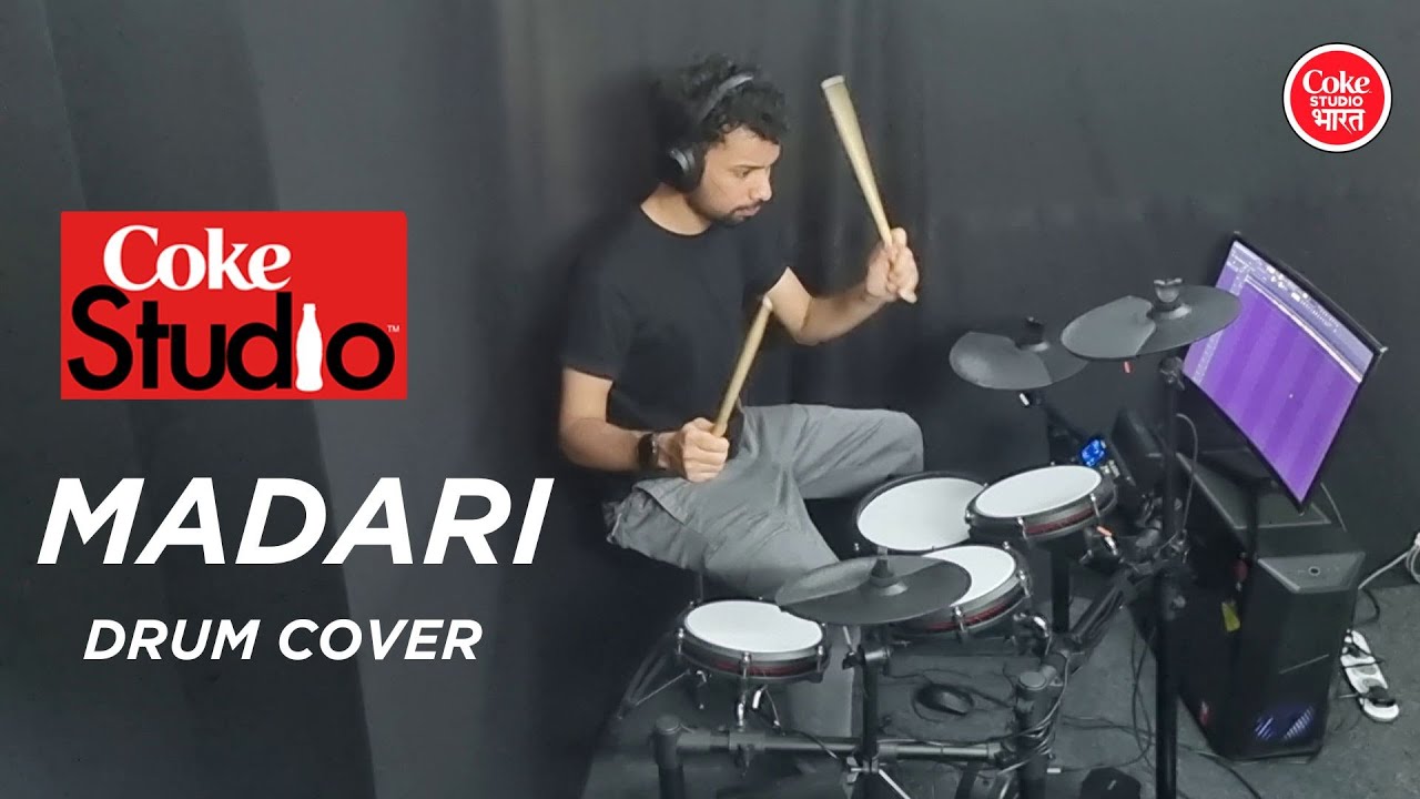 Madari - Coke Studio | Drum Cover by TanishqXdrums - YouTube