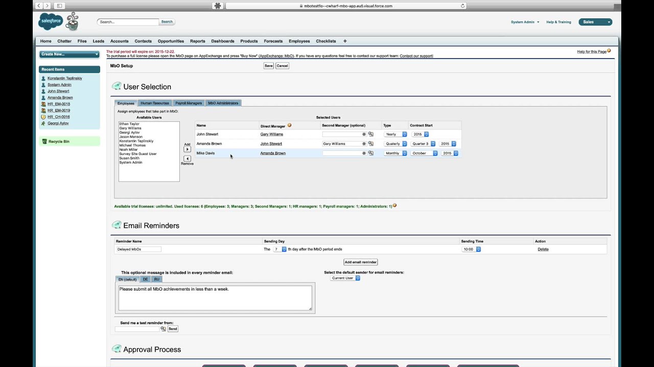 Management by Objectives (MbO) on Salesforce AppExchange - YouTube